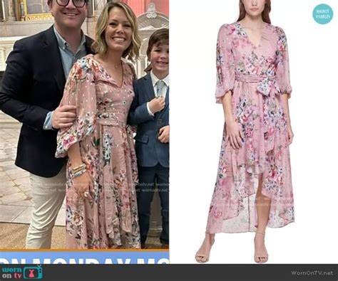 Wornontv Dylans Pink Floral Dress On Today Dylan Dreyer Clothes