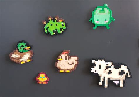 Perler Bead Patterns Farm Beads Drawing Design Jogo Stardew Valley