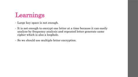 Substitution Cipher And Its Cryptanalysis PPTX