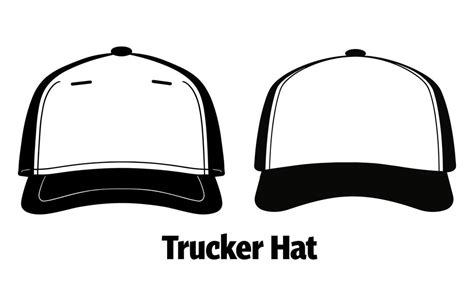 Trucker Hat Mockup Vector Art Icons And Graphics For Free Download