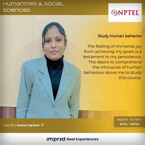 Ananya Agrawal On Linkedin Nptel