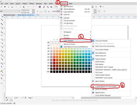 Cara Menambahkan Palet Warna Sendiri Di Coreldraw Tutorial Seputar Teknologi