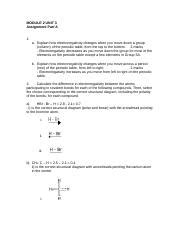 Module 2 Unit 3 Assignment A Doc MODULE 2 UNIT 3 Assignment Part A 1