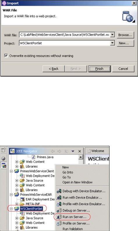 A Simple Web Service Project 2 4 IBM WebSphere Everyplace Access V5