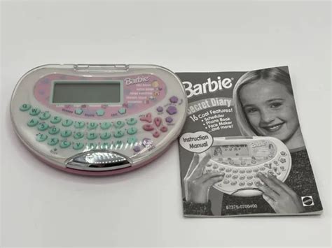 Barbie Electronic Secret Diary Organiser Rare Mattel Mint Condition Working