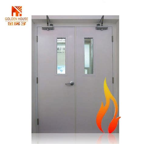 Ul 1 5hours Steel Entrance Fire Door Stair Metal Fireproof Exterior