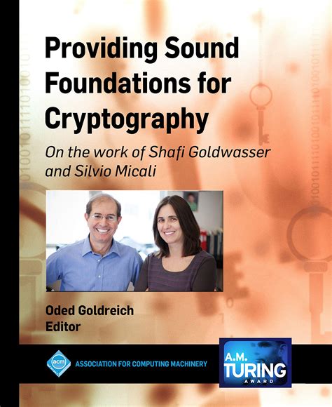 Providing Sound Foundations For Cryptography On The Work Of Shafi