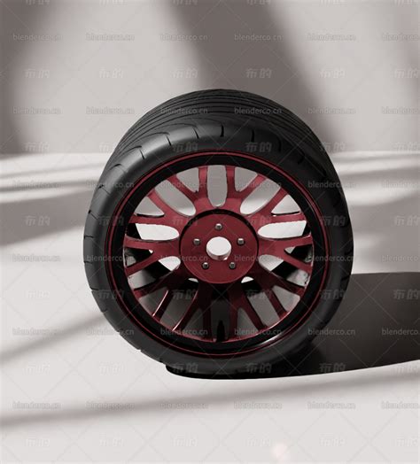 Blender轮胎车辆零件blender布的模型77 Blender布的