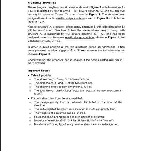 solved problem 2 50 ﻿points the rectangular single storey