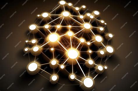 Premium Photo Abstract Hierarchy Structure With Connecting Lines And Nodes Professional And