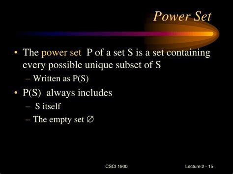 Ppt Lecture 2 Introduction To Sets Powerpoint Presentation Free