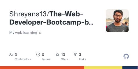 Github Shreyans The Web Developer Bootcamp By Colt Steele Udemy My Web Learning S