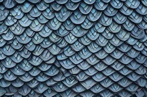Close Up On Pattern Of Scales Premium Ai Generated Image