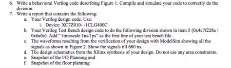 1 This Lab Introduces Unsigned Binary Division