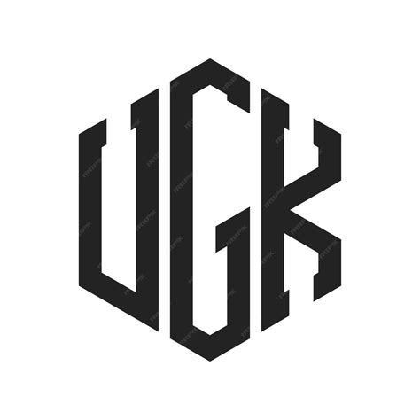 Premium Vector Ugk Logo Design Initial Letter Ugk Monogram Logo Using