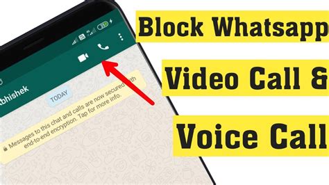 how to disable whatsapp video call and voice call problem in android mobile 2020 youtube