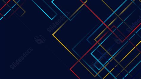 Technology Geometric Abstract Square Business Blue Powerpoint Background For Free Download