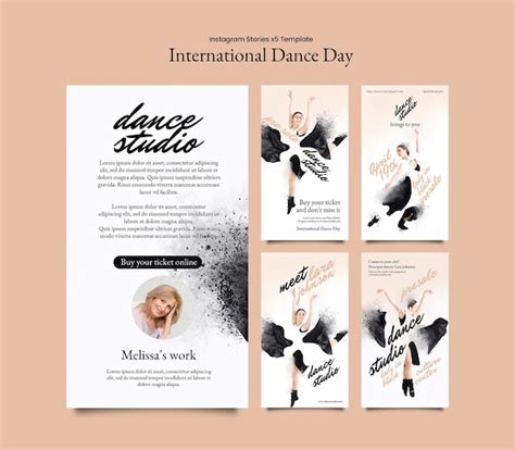 Free Psd International Dance Day Template Design