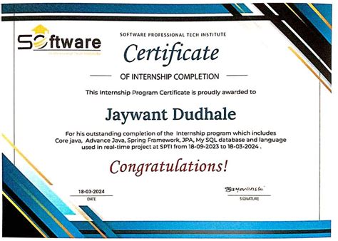 jay dudhale on linkedin internship techinternship corejava advancedjava springframework jpa…