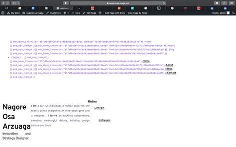 the edit with brizy page is different from the edit and live page