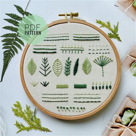 Basic Embroidery Stitches Tutorial Learn 13 Beginner Hand Embroidery