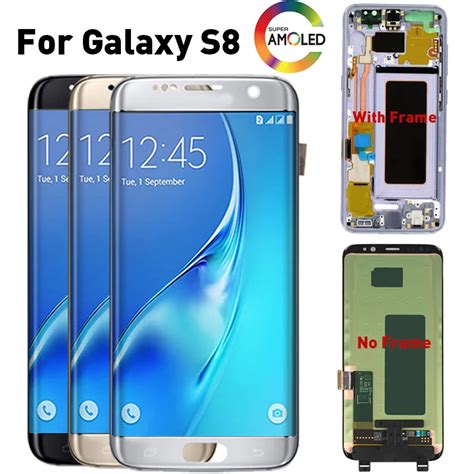 Original Super Amoled LCD For Samsung S8 LCD Display For SAMSUNG Galaxy S8 LCD G950 G950F