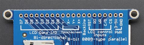 8 bit wiring and test adafruit 3 5 320x480 color tft touchscreen