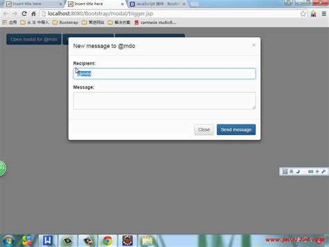【一头扎进bootstrap】视频教程第十一讲 java知识分享网 免费java资源下载