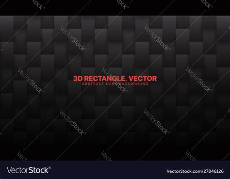 3d Rectangles Pattern Conceptual Sci Fi Abstract Vector Image