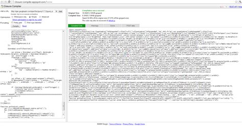 nascent เขารหส ลดขนาด javascript ดวย closure compiler