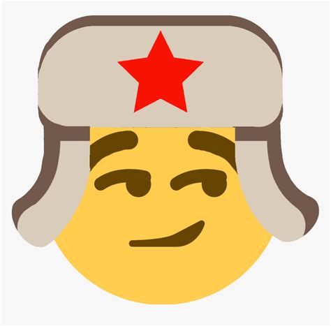 Smirk Russian Discord Emoji Soviet Flag Emoji Discord Hd Png Download Kindpng