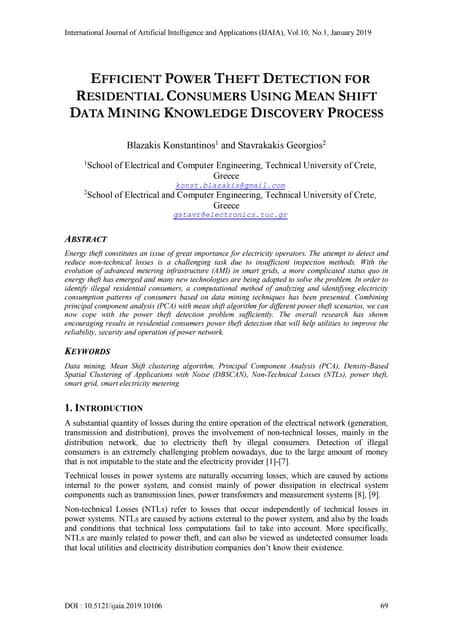 Analysis Of Electric Power Consumption Using Smart Meter Data Pdf