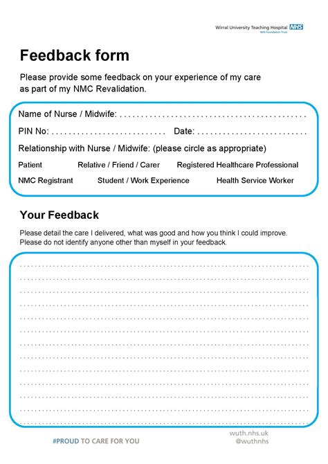 Mentor Feedback Template For Nmc Revalidation Nursingnotes Hot Sex