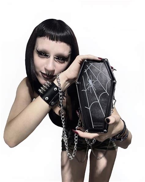 Coffin Cobweb Crossbody Bag