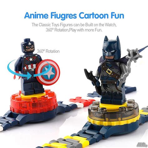 Детски часовник с играчка фигурка тип Лего Анна Замръзналото кралство Други Радомир Но