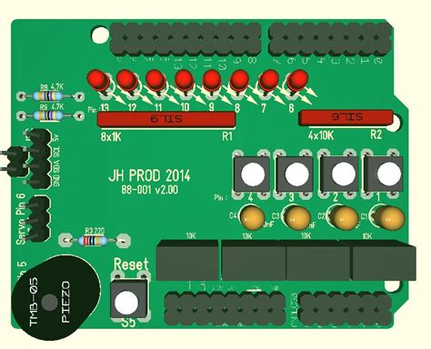 Arduino Shield Input Output Carte De Développement Version 2 Blog