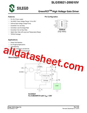 SLG VTR Datasheet PDF Dialog Semiconductor SLG VTR Datasheet PDF Dialog Semiconductor