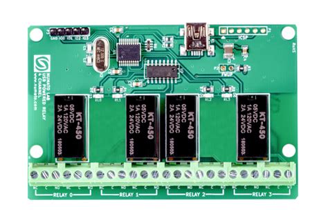 4 Channel USB Powered Relay Module Ajitek Tech Solutions Pvt Ltd