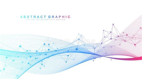 Abstract Tech Network Connection Dots Digital Technology And Big Data