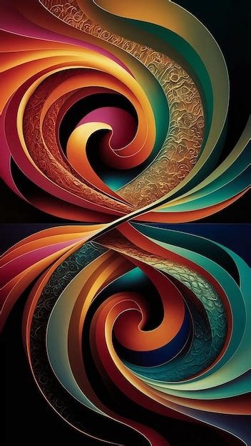 A Visual Representation Of The Fibonacci Sequence With Graceful Curves