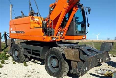 2012 Doosan Dx190w Wheeled Excavator For Sale Doosan Excavators