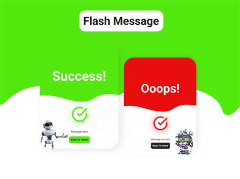 Flash Message Daily Ui 11 Dailyui11 Ayanalif By Alif H On Dribbble