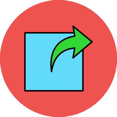 Export Generic Outline Color Icon