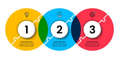 인포그래픽 템플릿입니다 아이콘과 텍스트가 있는 3개의 연결된 원 개념에 대한 스톡 벡터 아트 및 기타 이미지 개념 그래프 다이어그램 Istock