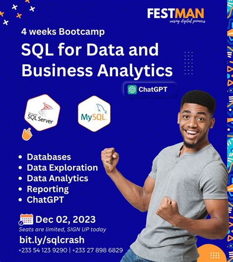 Join Our Sql Bootcamp To Become A Data Analyst Festman Learning Hub Posted On The Topic Linkedin