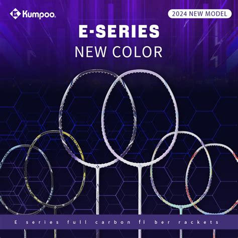Vợt Cầu Lông Kumpoo Power Control E55ls E57ls E58ls Bản Mới 4ug5 Carbon Bền Căng Sẵn 10 5kg