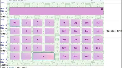 Scientific Calculator Using The Visual Basic Youtube