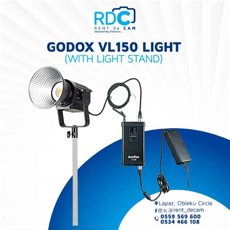 GODOX VL150 LIGHT - Rent de Cam