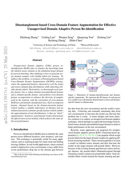 Disentanglement Based Cross Domain Feature Augmentation For Effective Unsupervised Domain