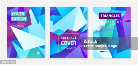 추상 기하학적 커버 배너 포스터 전단지 브로셔의 벡터 세트 텍스트 프레임 표면입니다 A4 템플릿 디자인 제목 시트 모델 세트입니다 3d 다각형 면 종이 접기 스타일 3차원